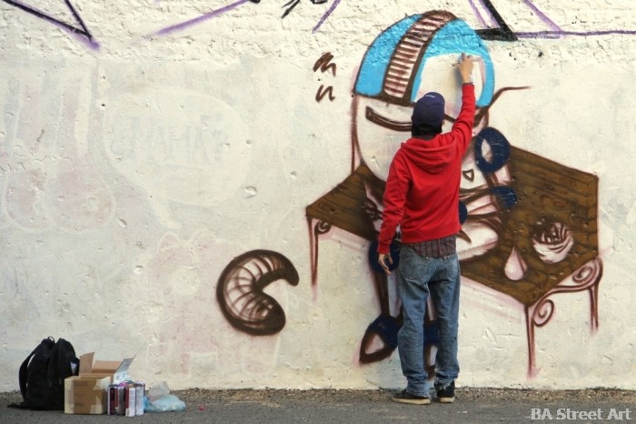 I Robot: new graffiti by Nerf in Palermo, Buenos Aires | BA Street Art